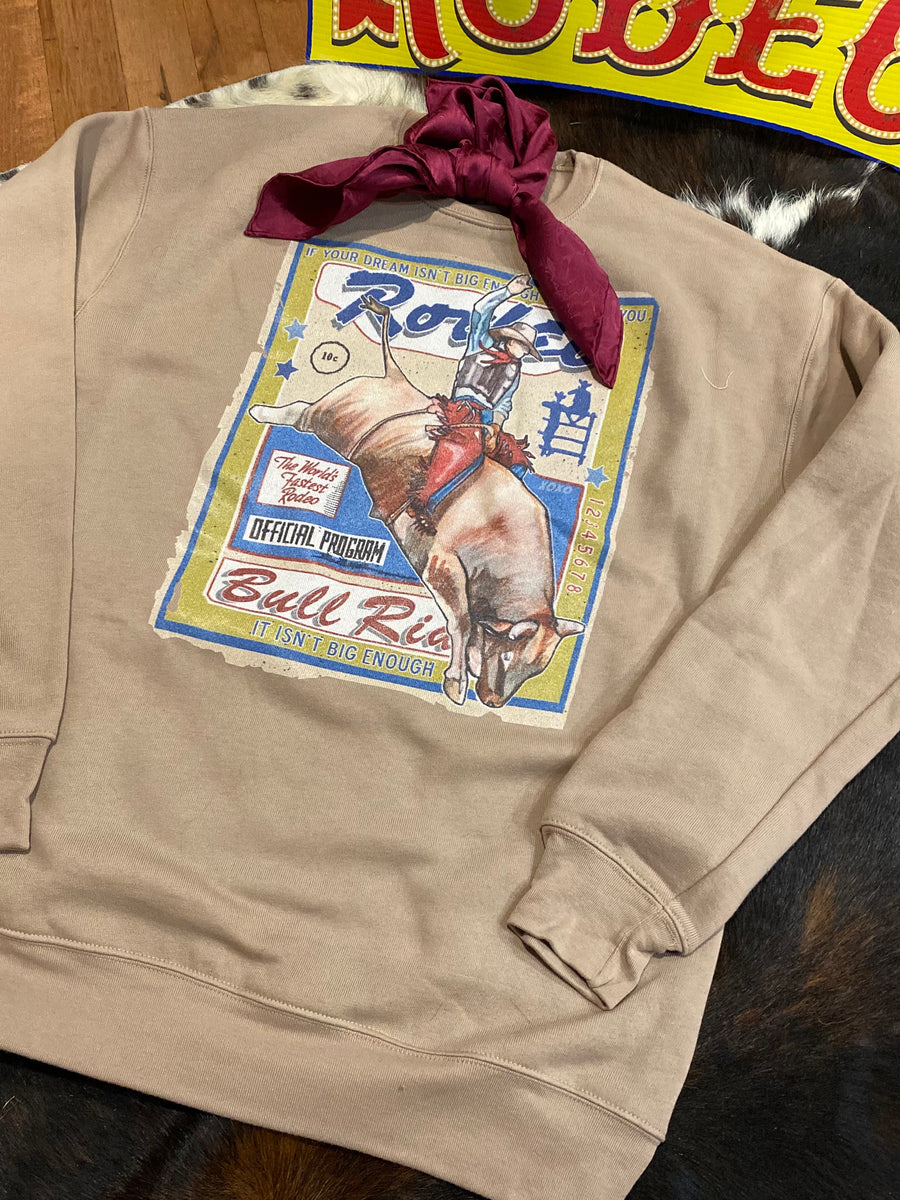 Circus Bull Rider Sweatshirt – Rockin Rhona