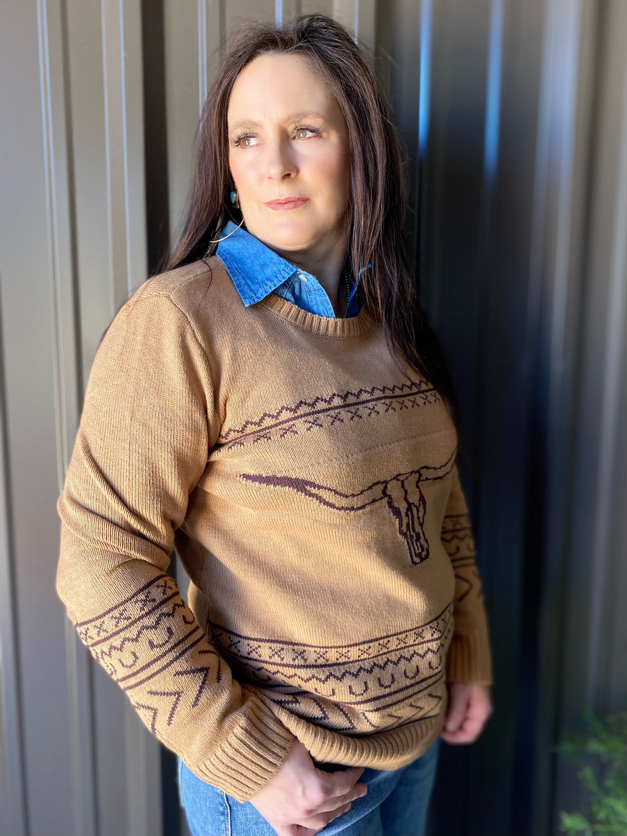 Longhorn Sweater – Rockin Rhona