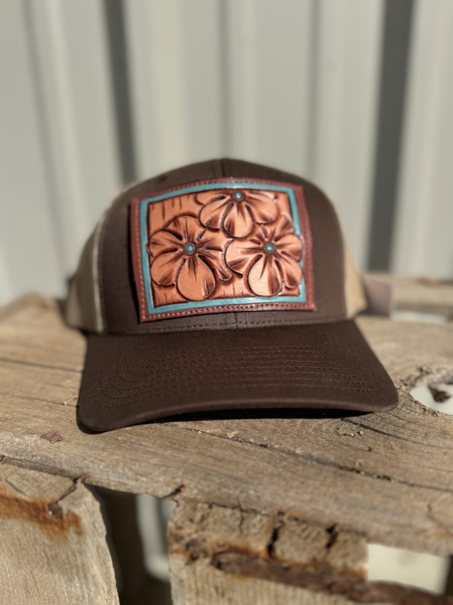 Primrose - Brown/Tan Cap – Rockin Rhona