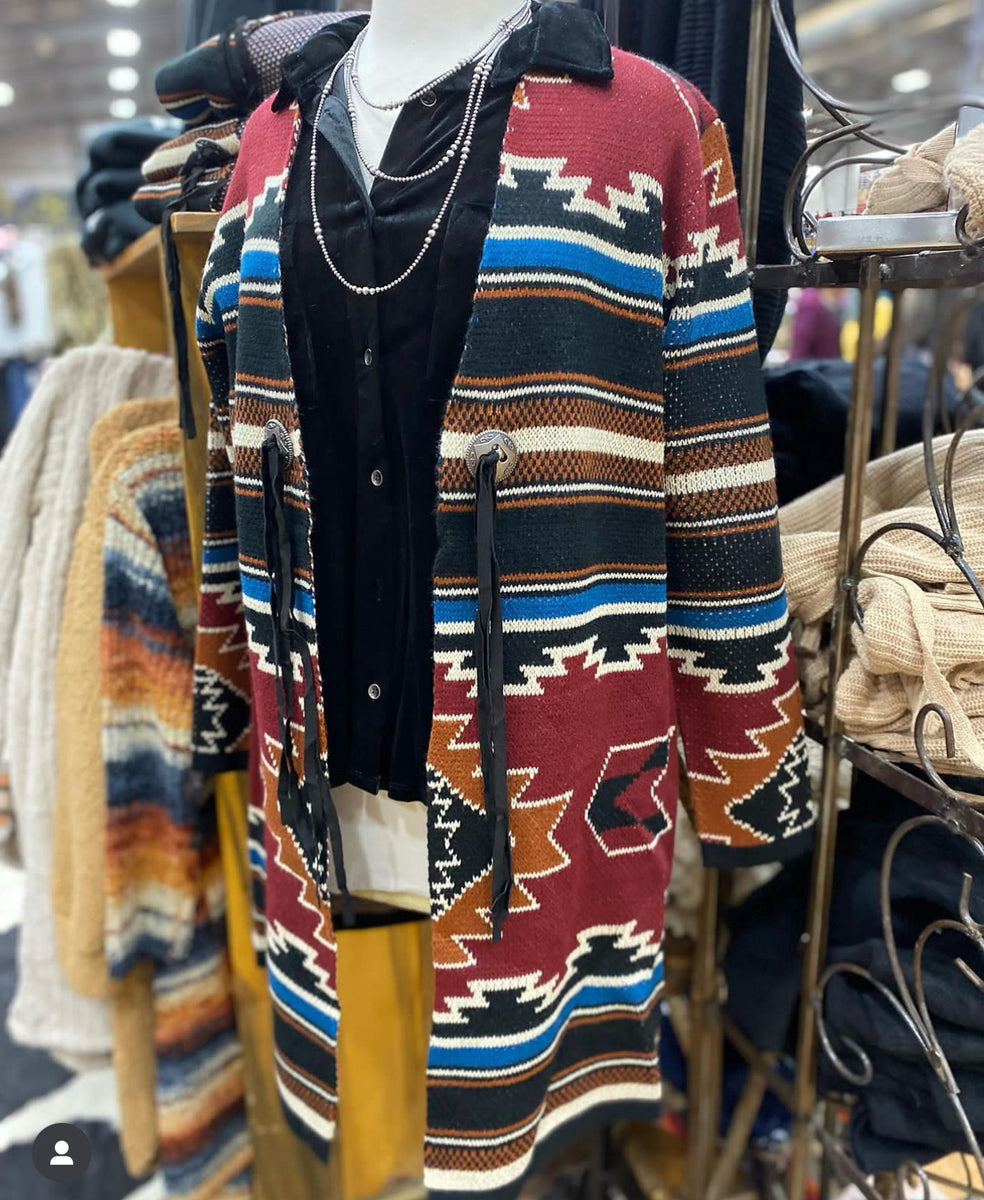 Aztec Concho Cardigan – Rockin Rhona