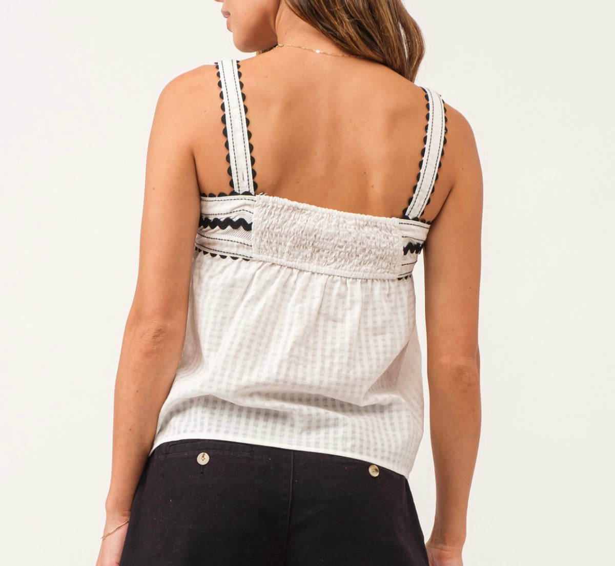 Ulani White Tank – Rockin Rhona