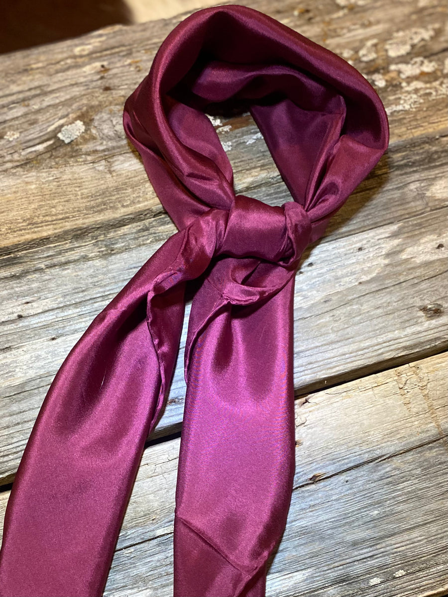 Maroon Wild Rag – Rockin Rhona